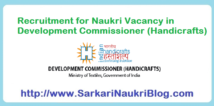 Recruitment of Handicrafts Professionals in NHDP Scheme 2017
