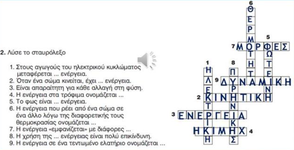 ΕΛΕΝΑ ΚΑΛΑΜΠΑΚΑ Στ ΄ ΤΑΞΗ : Η ενέργεια ΕΠΑΝΑΛΗΨΗ 1ης ΕΝΟΤΗΤΑΣ ΣΤΗ ΦΥΣΙΚΗ