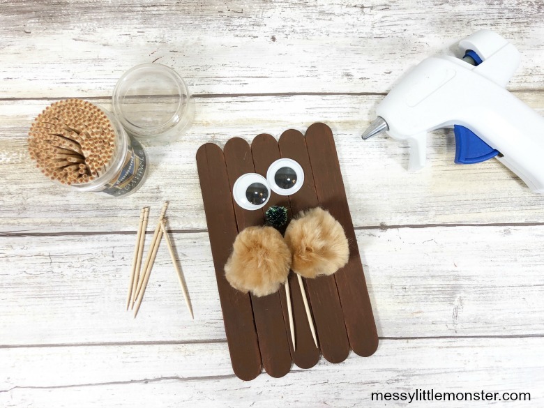 Popsicle Stick Arctic Animal Crafts - Messy Little Monster