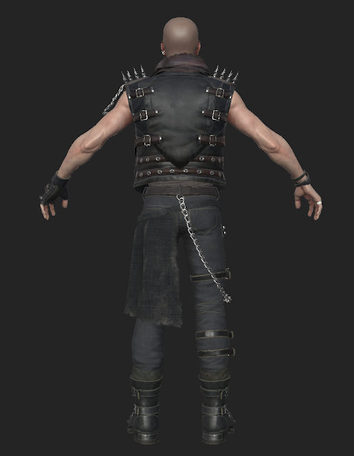 Ana's Game Art Blog: FMP Biker - Textures 1