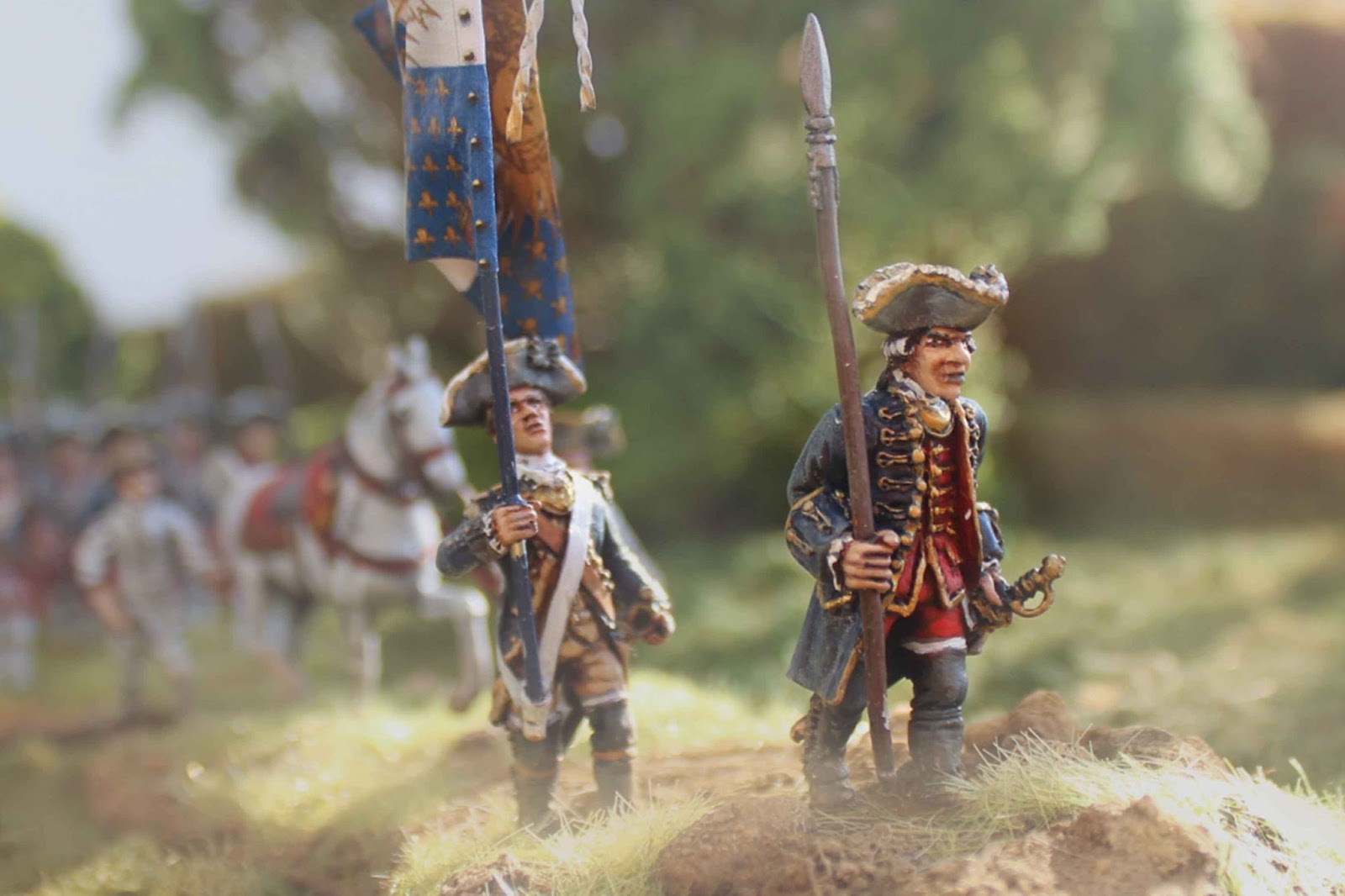 Scheck´s Zinnsoldatenkriege: Gardes françaises and their grumpy general