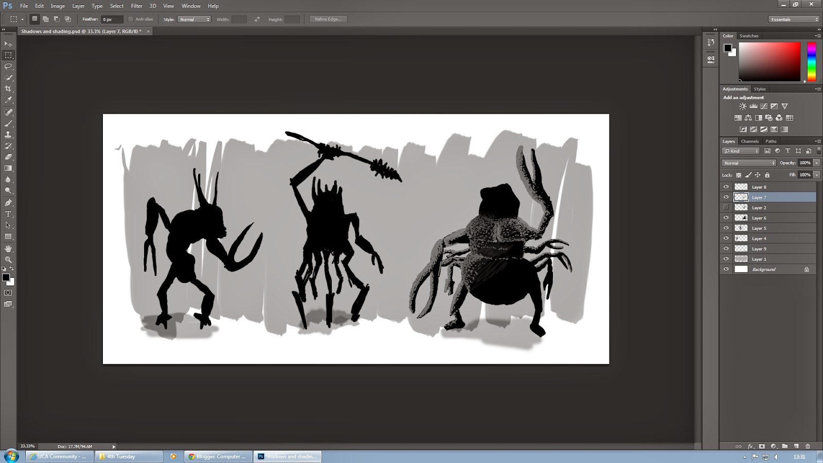 Ben Matthews: Silhouette Drawing Technique