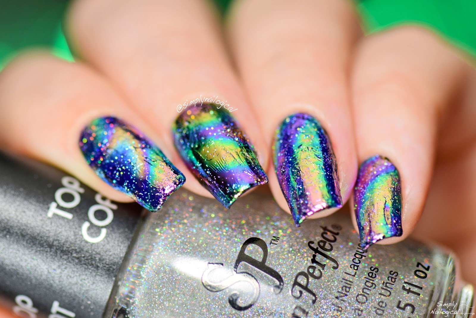 Simply Nailogical: Oil spill / oil slick nails