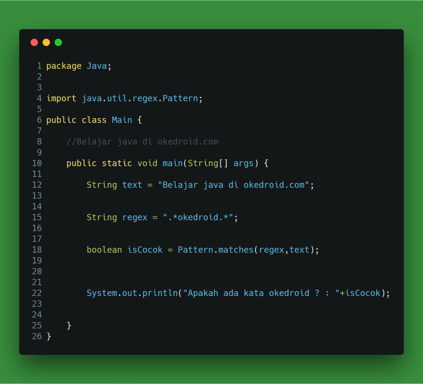 Belajar Memakai String Regex Di Agenda Java - Java Media Kita Belajar Memakai String Regex Di Agenda Java - Java Media Kita