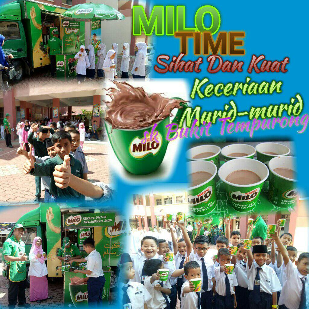 SK BUKIT TEMPURONG: MINUM MILO