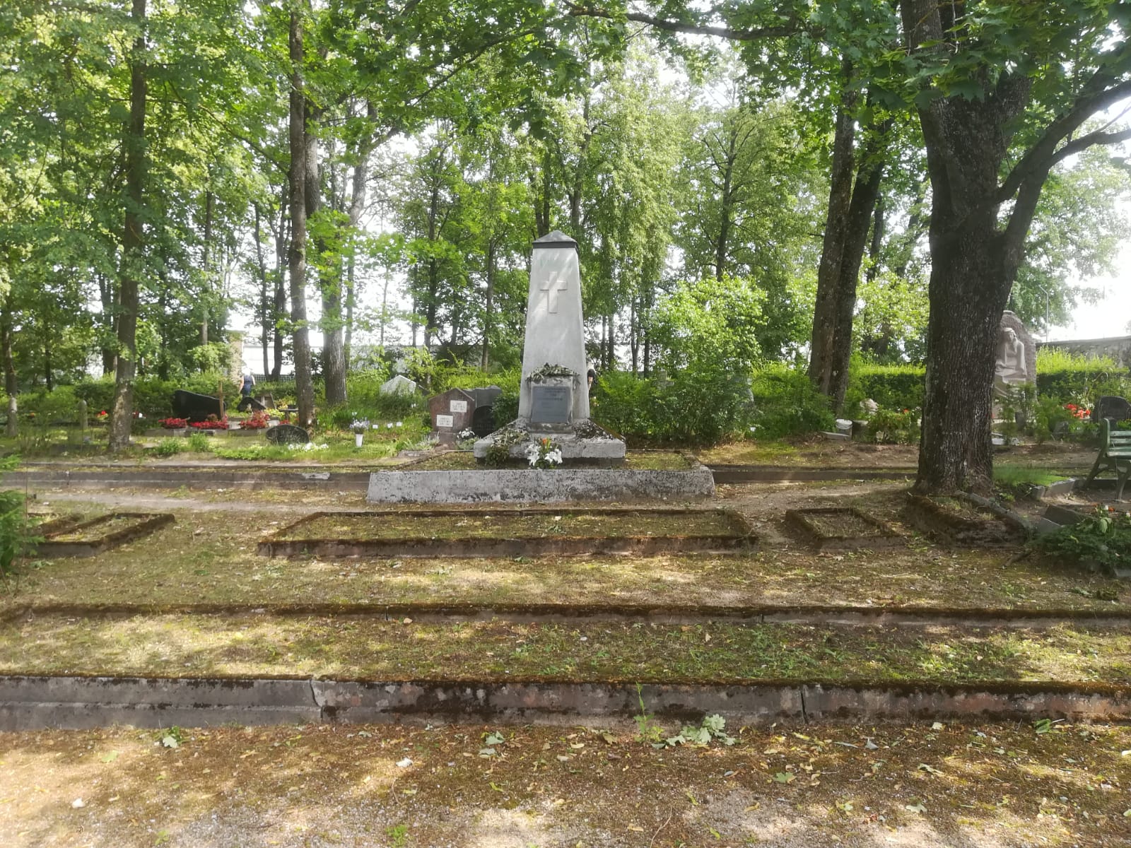 Latviešu karavīru kapi un piemiņas vietas: Slokas kapu luterāņu sektorā ...