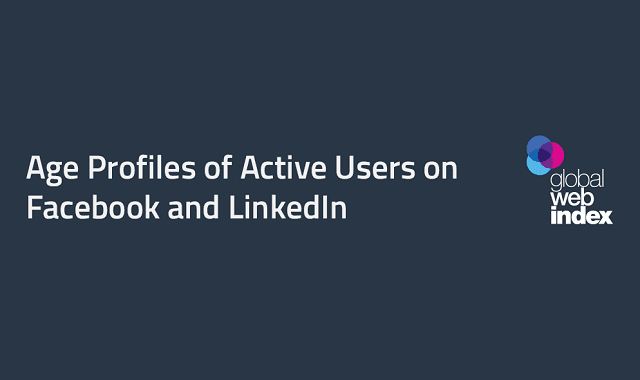 Age Profiles of Active Users on Facebook and LinkedIn #infographic ...