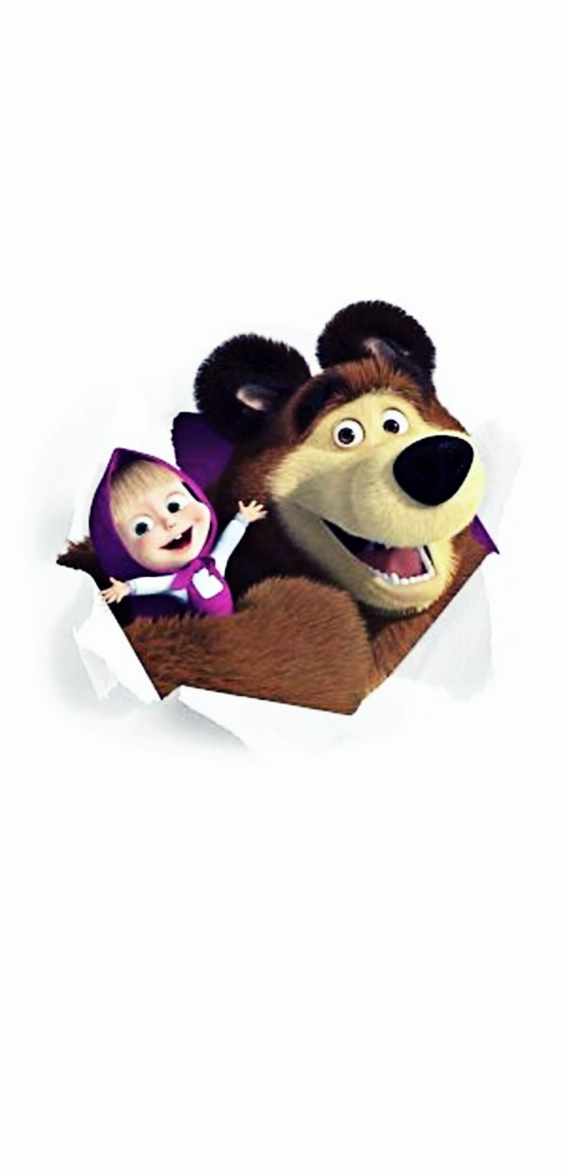 خلفيات ماشا والدب للهواتف الذكية wallpapers macha w dob