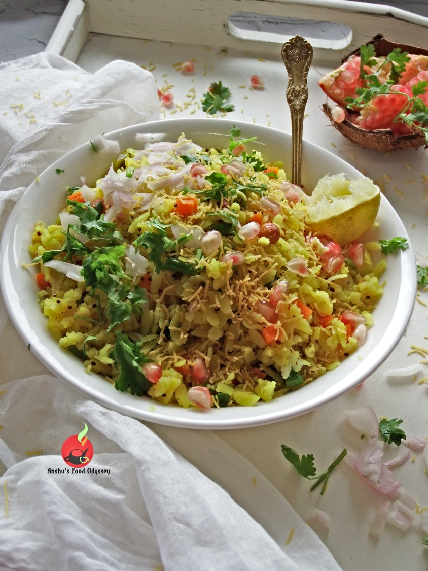 Vegetable Poha Recipe | How to Make Poha
