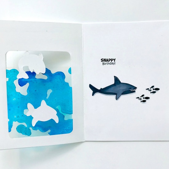 Newton's Nook Designs: Shark Cards by October Guest Designer Bobbi Lemanski