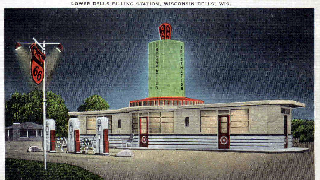 Just A Car Guy: the Lower Dells Filling Station, Wisconsin Dells, WI ...