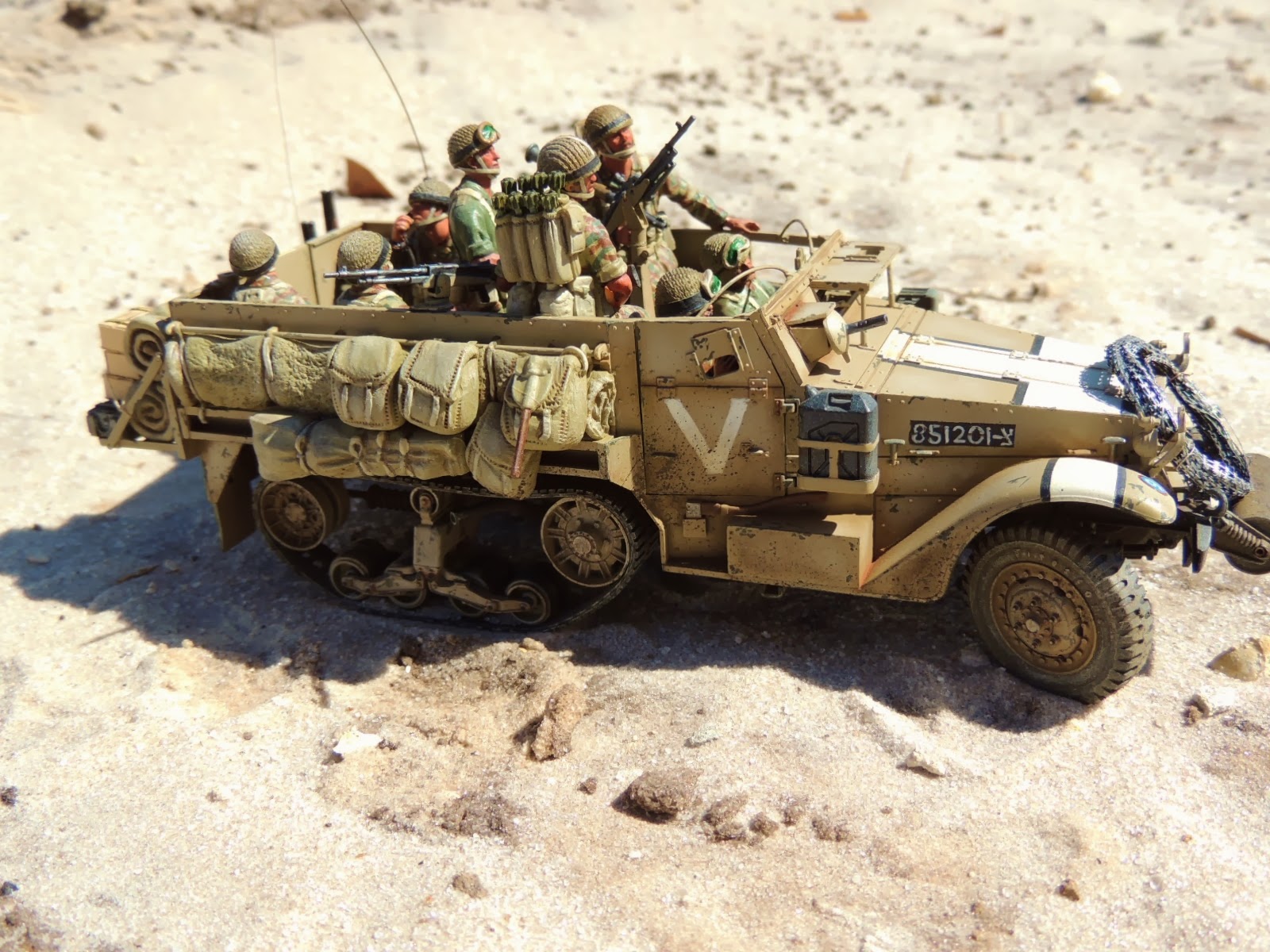 Ed Okun "Modeling Military History": Israeli Army M3 Half-track 1967 ...