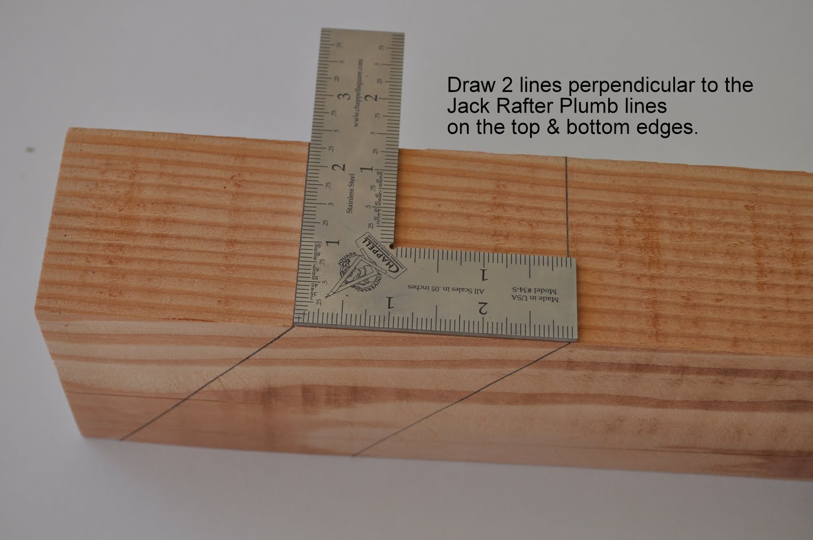 Roof Framing Geometry: How to Layout Jack Rafter Side Cut Angles using ...