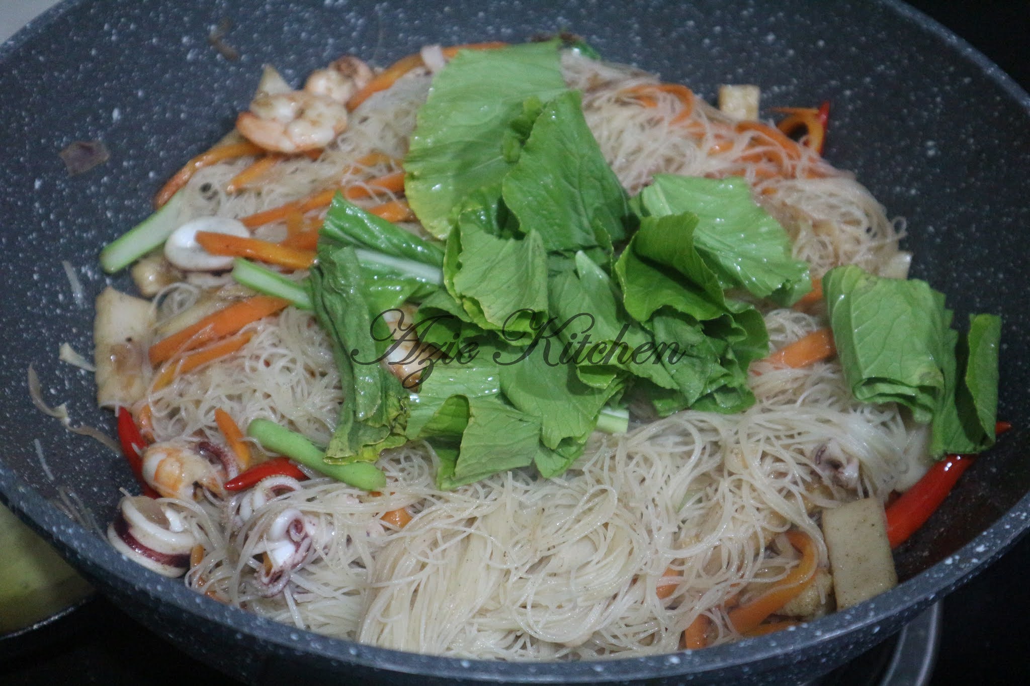 Mee Hoon Goreng Putih Yang Mudah Dan Sedap - Azie Kitchen
