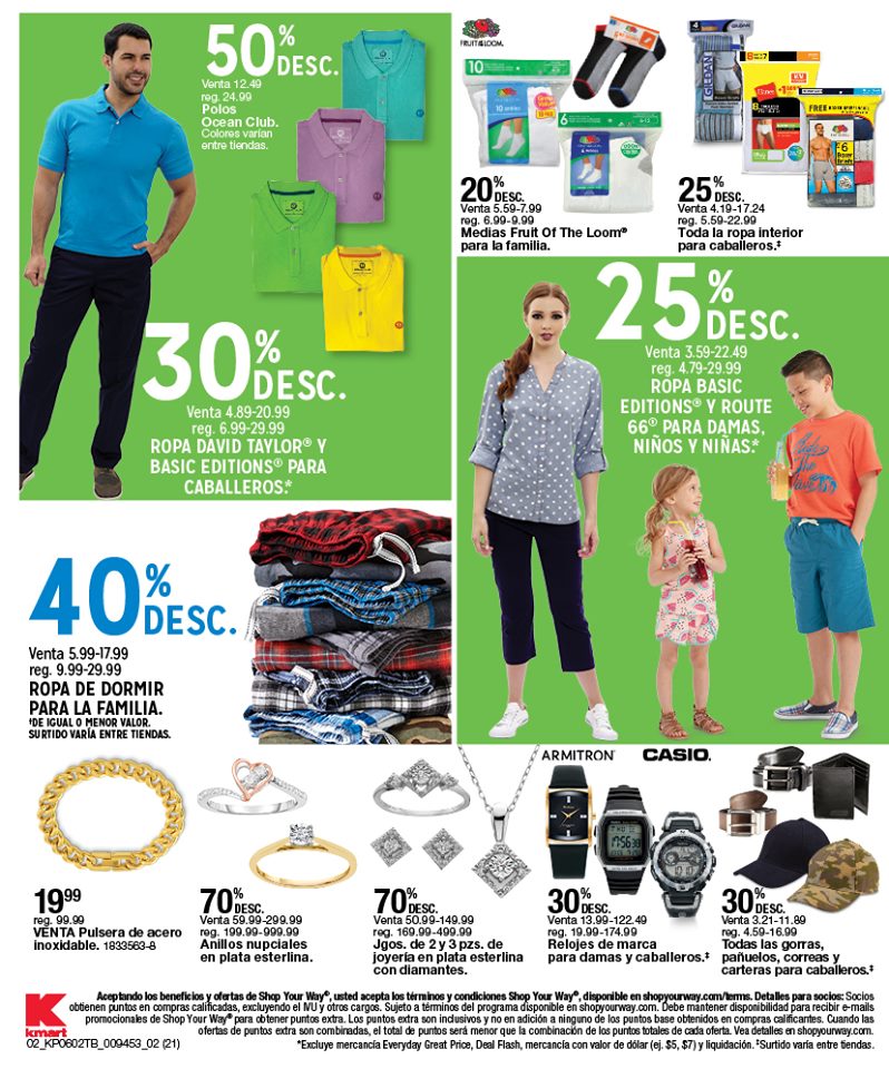 Ahorros Diarios Usando Cupones: Especiales válidos en las tiendas Kmart ...