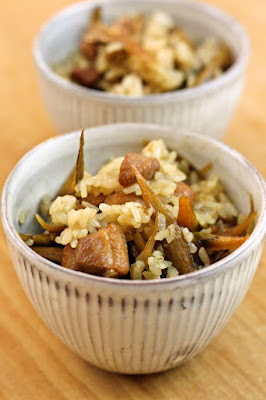 Perfectly imperfect : Chicken and Burdock Rice