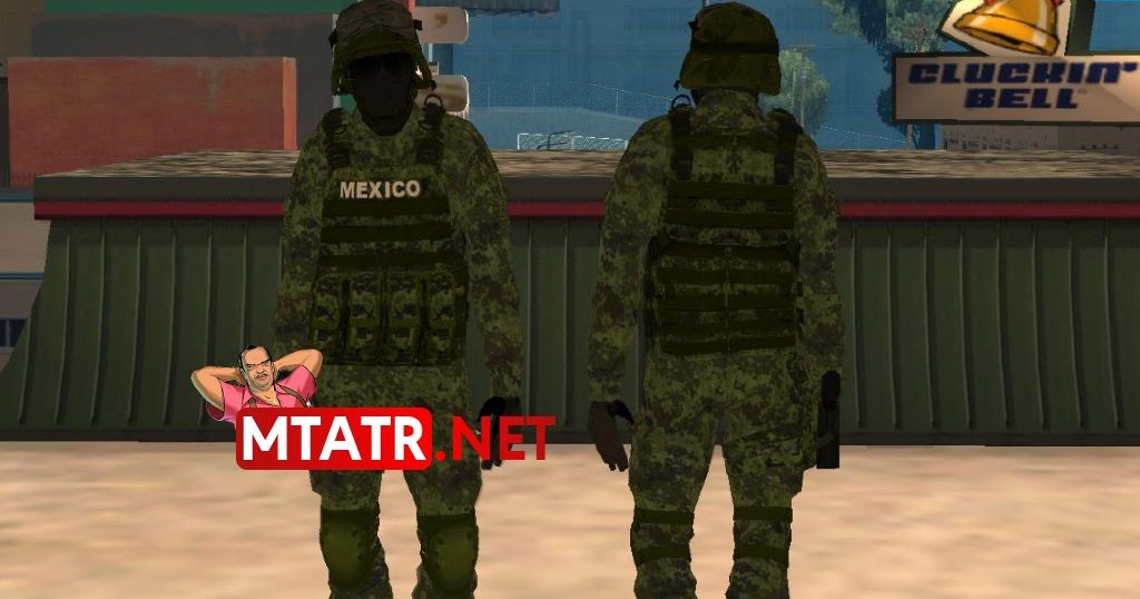 MTA SA Mexico Soldier