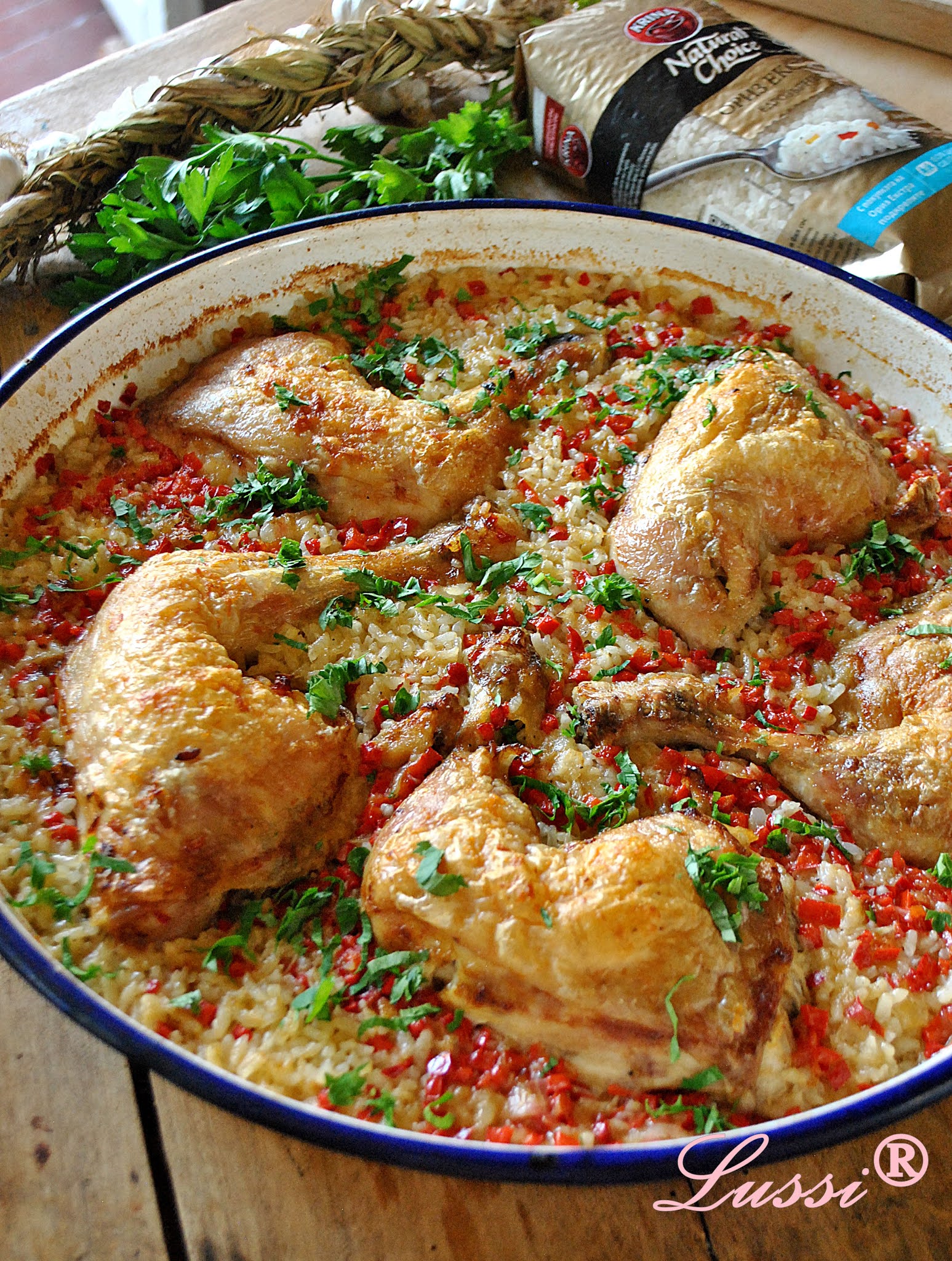 Lussi`s World of Artcraft: Как се прави традиционно пиле с ориз ...