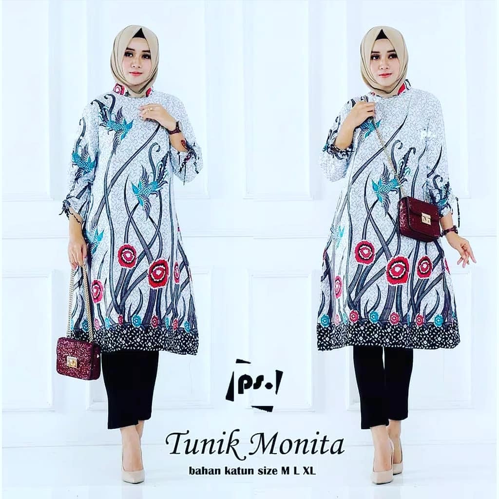 Model Tunik Batik Terbaik 2020 Desain Mewah Dan Modern - Model Baju Korea