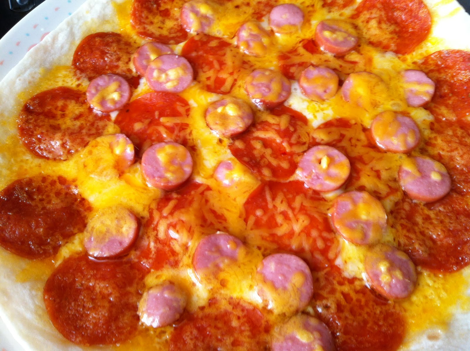 Spryte's Place: Hot Dog Pepperoni Pizzadilla