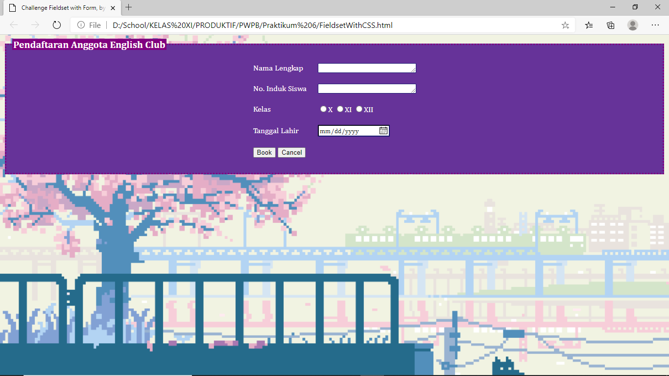 CSS(Form & Video) dan JS Dasar | SADUCO