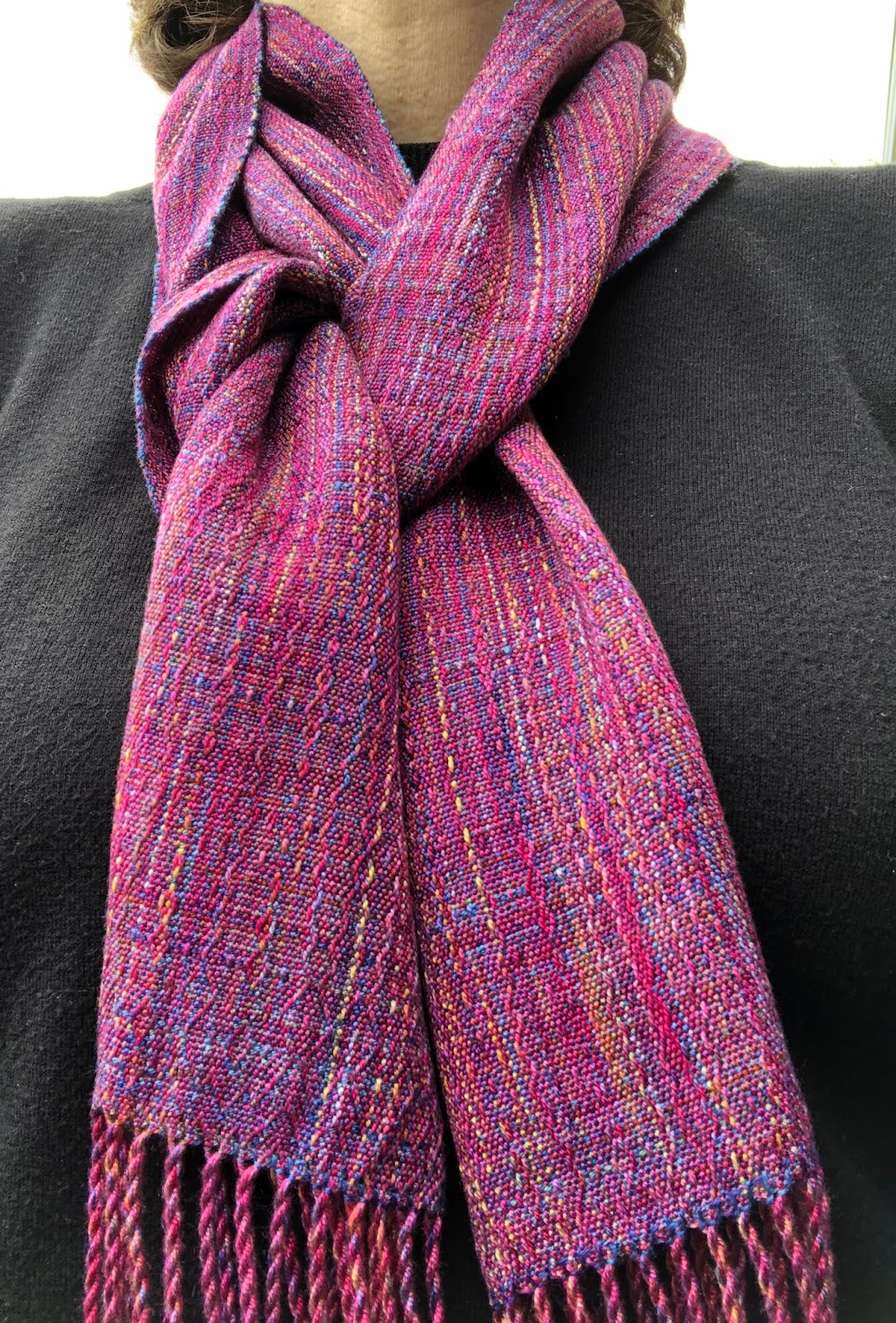 Weaving in the Foothills: Scarves, Scarves, Scarves