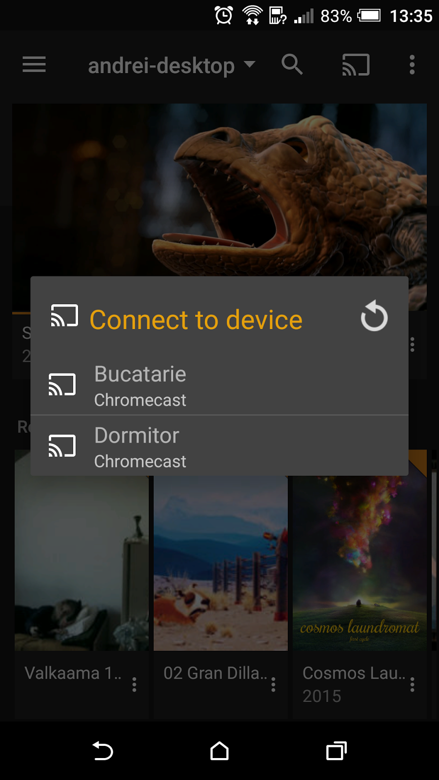 Chromecast Plex Screenshots