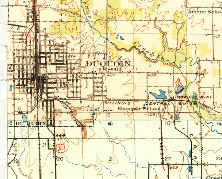 Towns and Nature: Perry C: DuQuoin, IL: Majestic Mine