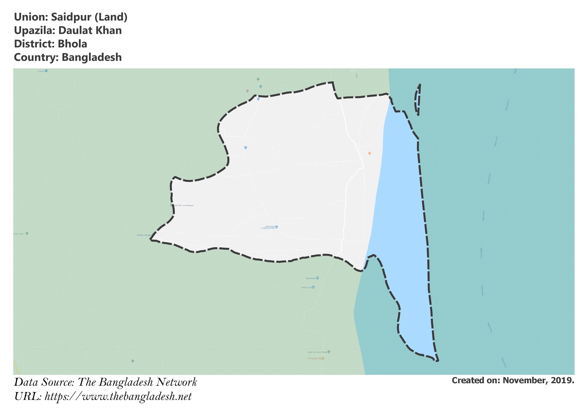 Saidpur Union, Bhola