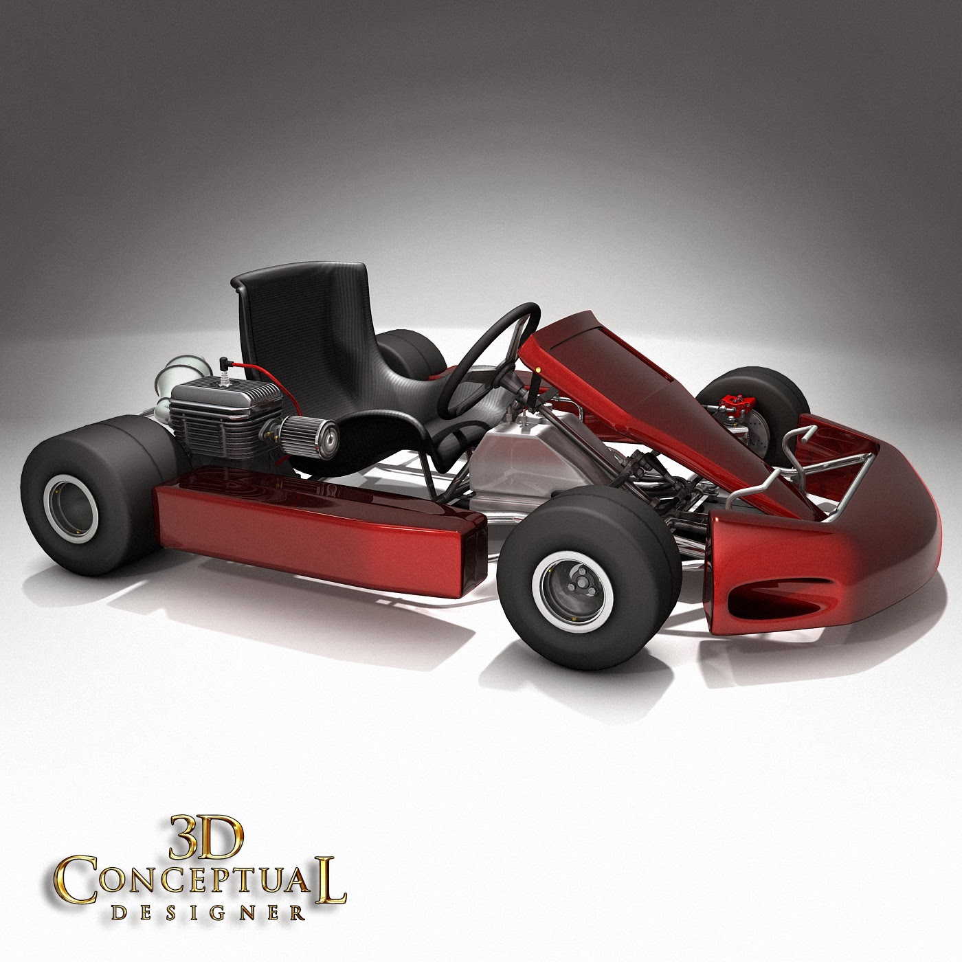 3DconceptualdesignerBlog: 3D Stock Model Build Review: Shifter Kart ...