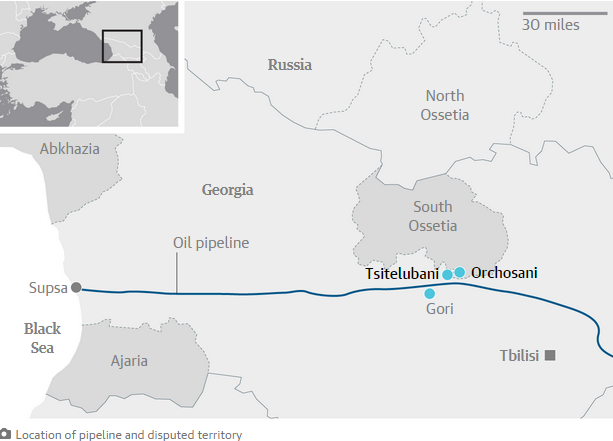 Dėstytojas nuovadoje: Oil pipeline in Georgia