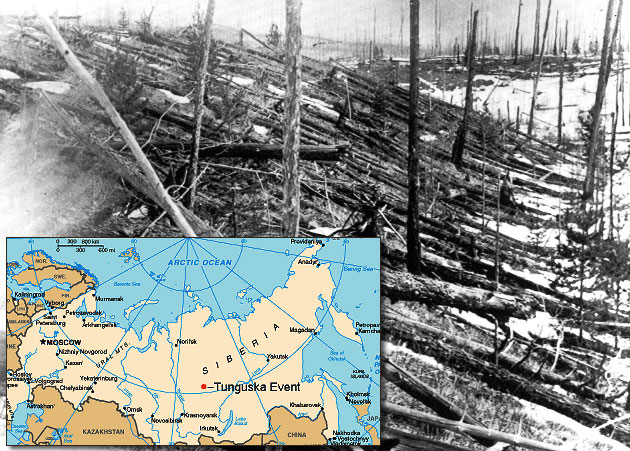 Hyperborean Vibrations: The Tunguska event