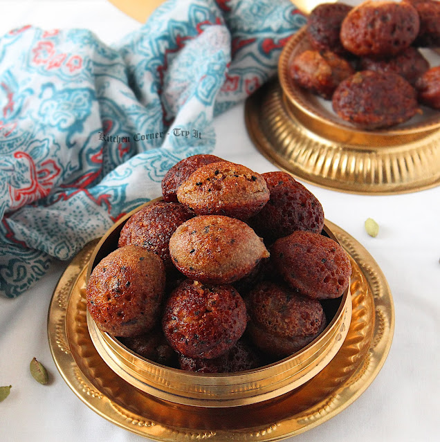 Unniappam Recipe/ Sweet Rice Fritters - Kerala Snack