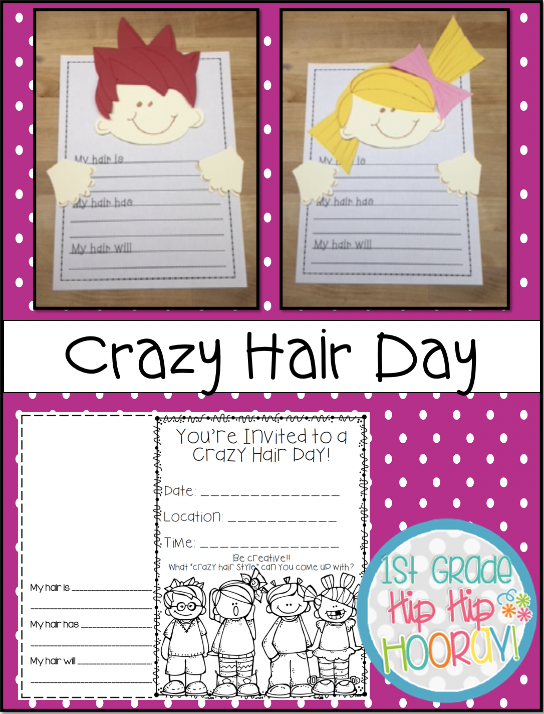 1st Grade Hip Hip Hooray!: Crazy Hair Day!!