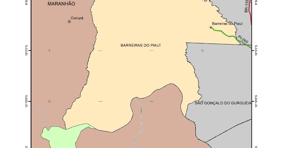 Novo mapa do Piauí - Blog Professor Macelino Keliton