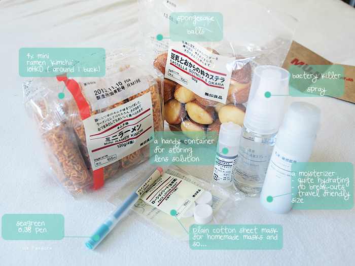 Muji + food haul from Hong Kong