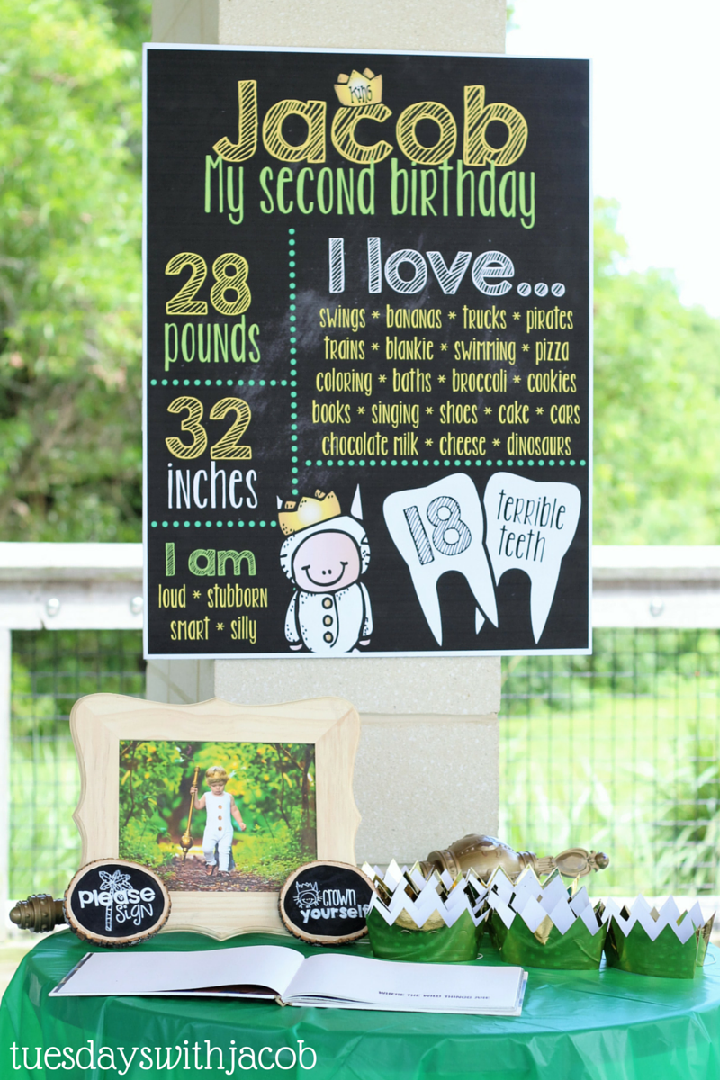 Jacob is Two Wild {Where the Wild Things Are Birthday Party} | Tuesdays ...