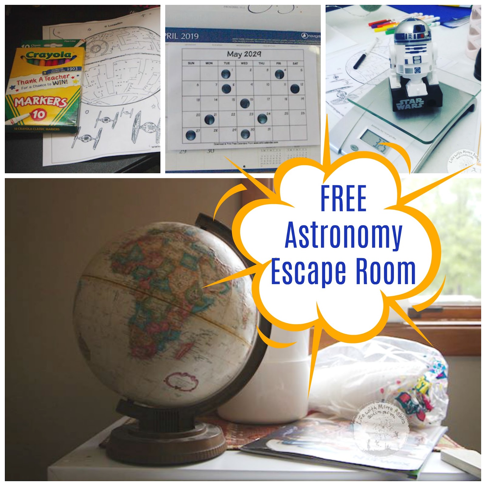 How to Set Up an Astronomy Escape Room with Free Printables - Life with ...