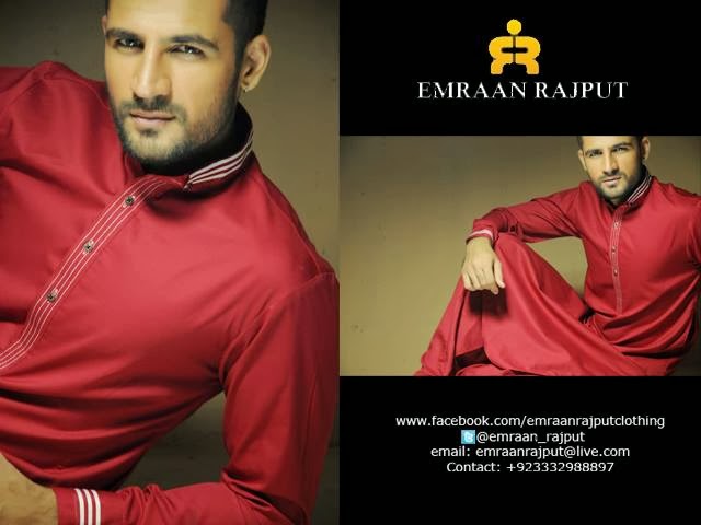 Emraan Rajput Stylish Kurta Designs Collection for Men 2014