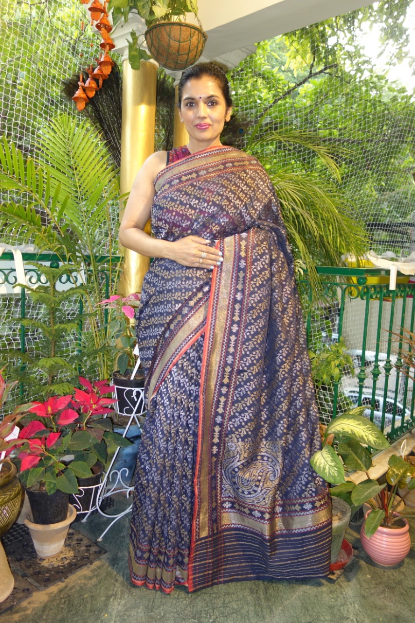 Sohum Sutras: Neelambari Saree