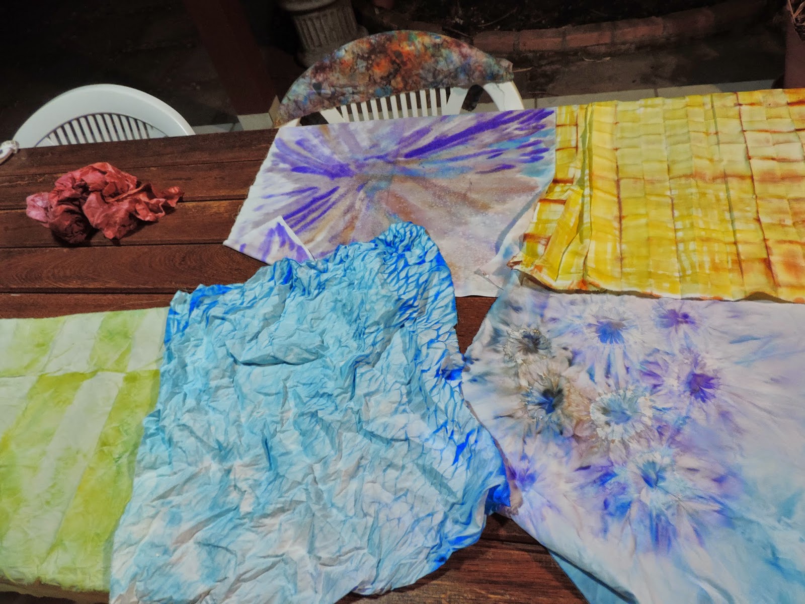 Culticautivarte: Teñido de telas