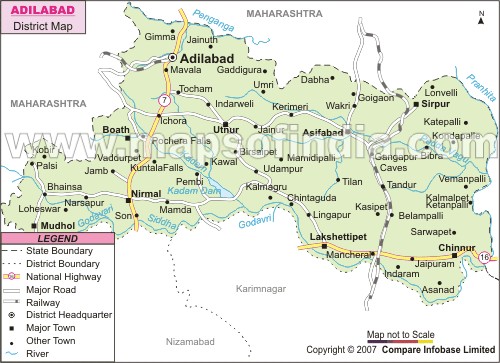 ADILABAD TOUR and ROAD MAP & HISTORICAL PLACES: Adilabad District ...