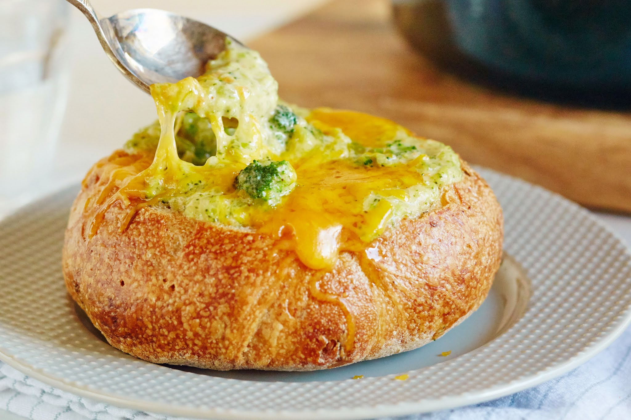 PANERA BREAD RECIPES Cheesy Broccoli Soup In A Panera Bread Bowl panera-bread-recipes-cheesy-broccoli-soup-in-a-panera-bread-bowl