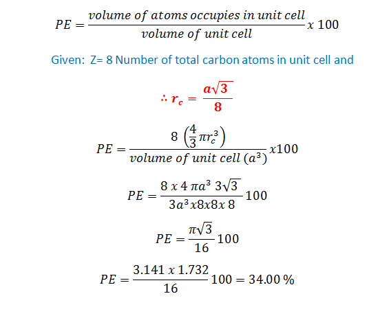 Welcome to Chem Zipper.com......: How to calculate packing efficiency ...