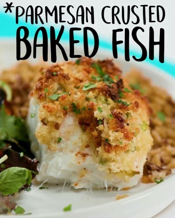 Parmesan Crusted Baked Fish - VICTORSDIARY