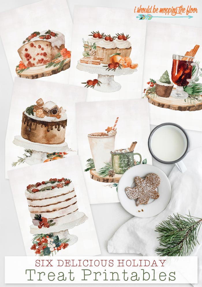 Christmas Treats Printables | i should be mopping the floor