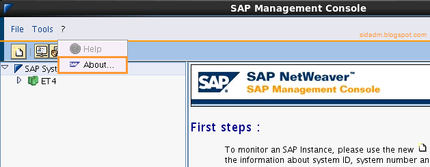 sidadm: Обновление SAP Management Console