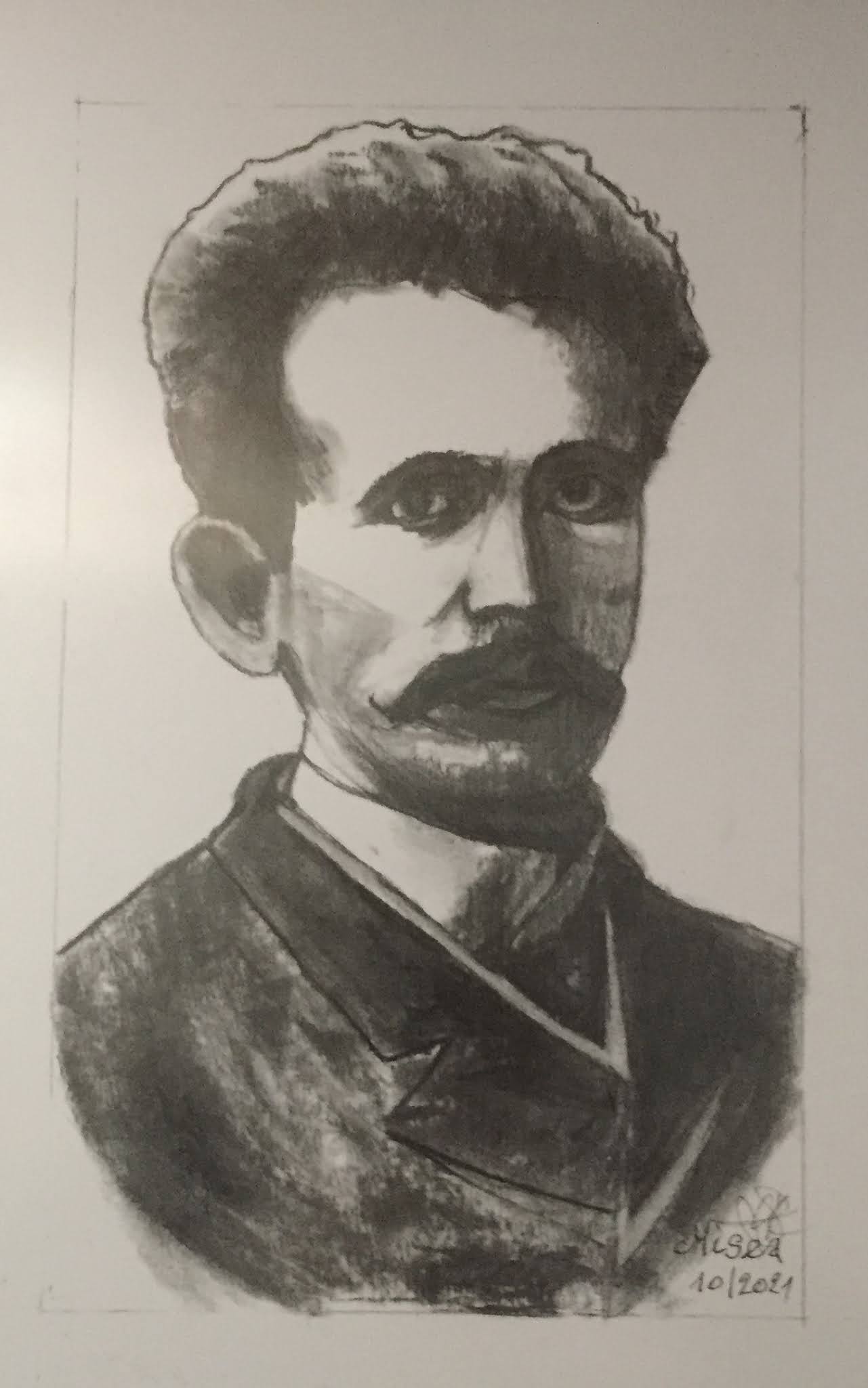 José Velarde Yusti: José Velarde pintado por Misea