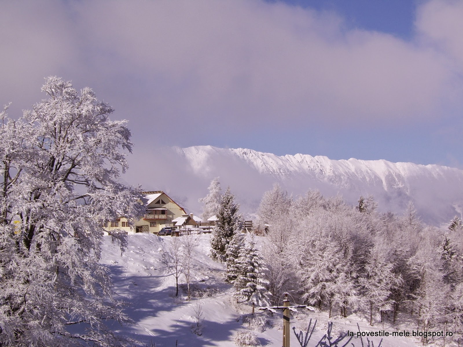 Poveştile mele: Culoarul Rucar-Bran pictat în alb