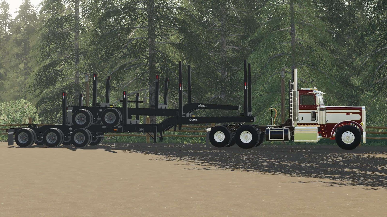 FS19 ARCTIC LOG TRAILERS v2.0 - FS 19 & 22 USA Mods Collection